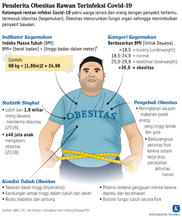 Lingkungan Bisa Perparah Kondisi Obesitas - Kompas.id