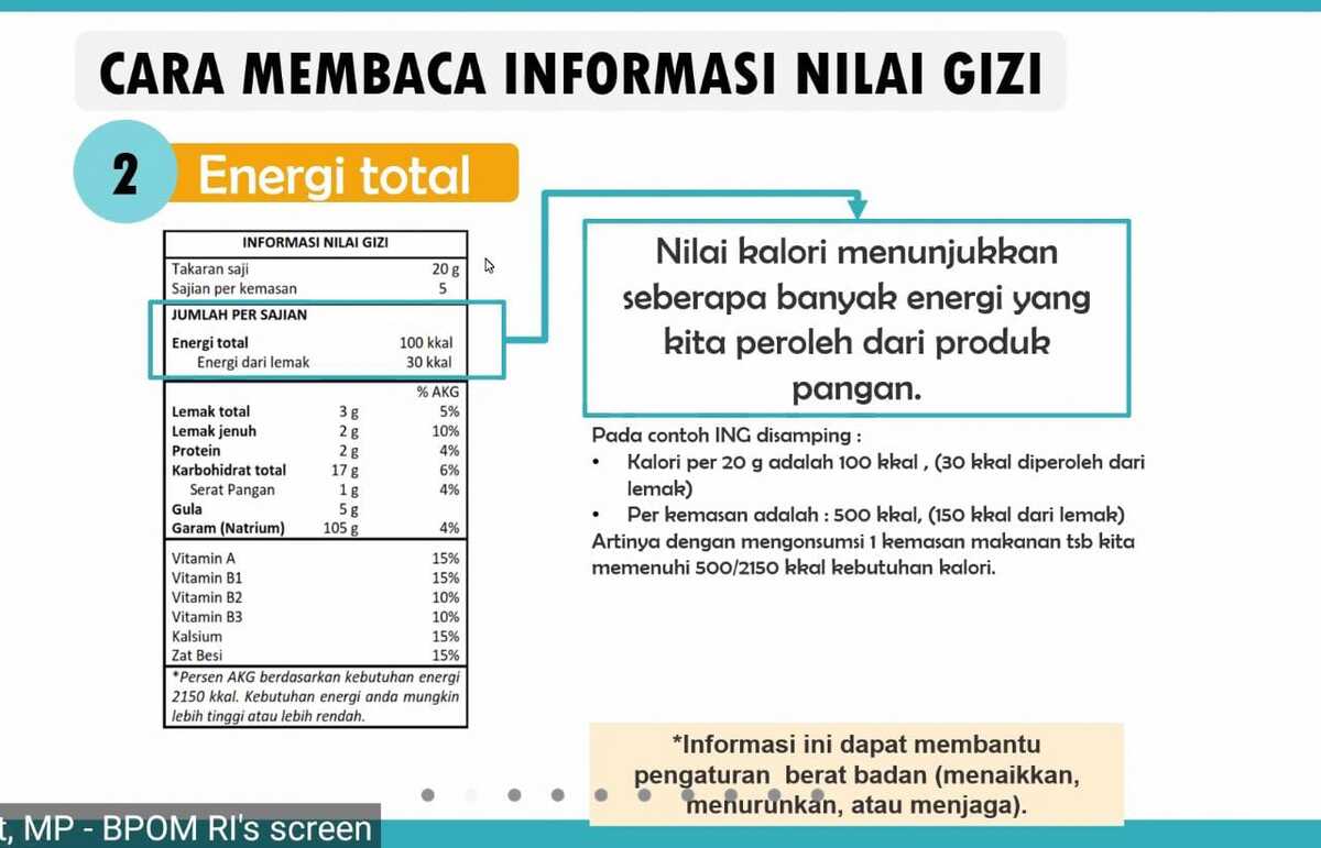 Cermat Membaca Label Gizi pada Kemasan - Kompas.id