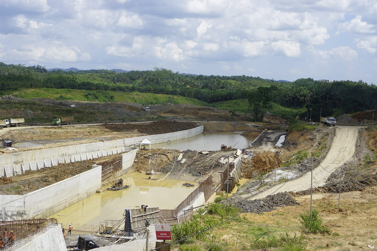 Pasok Air Baku ke IKN, Pembangunan Bendungan Sepaku Semoi Capai 83 Persen - Kompas.id