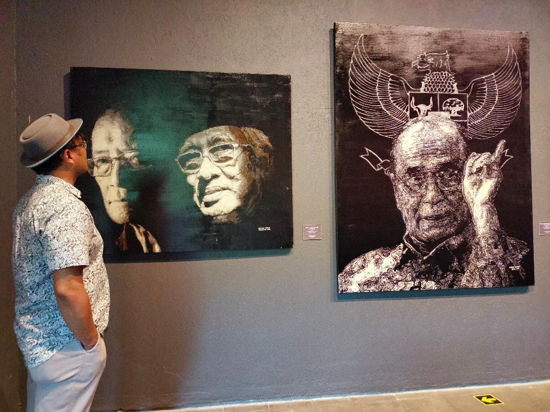Menghidupkan Semangat Gus Dur dan Buya Syafii dengan Pameran Seni - Kompas.id