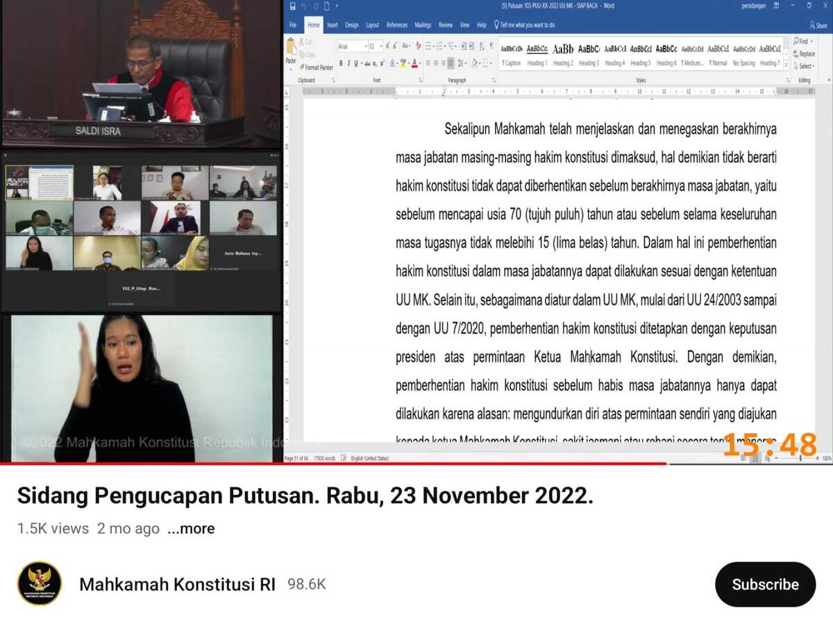 Substansi Putusan MK Diduga Diubah Setelah Dibacakan - Kompas.id Substansi Putusan MK Diduga Diubah Setelah Dibacakan - Kompas.id