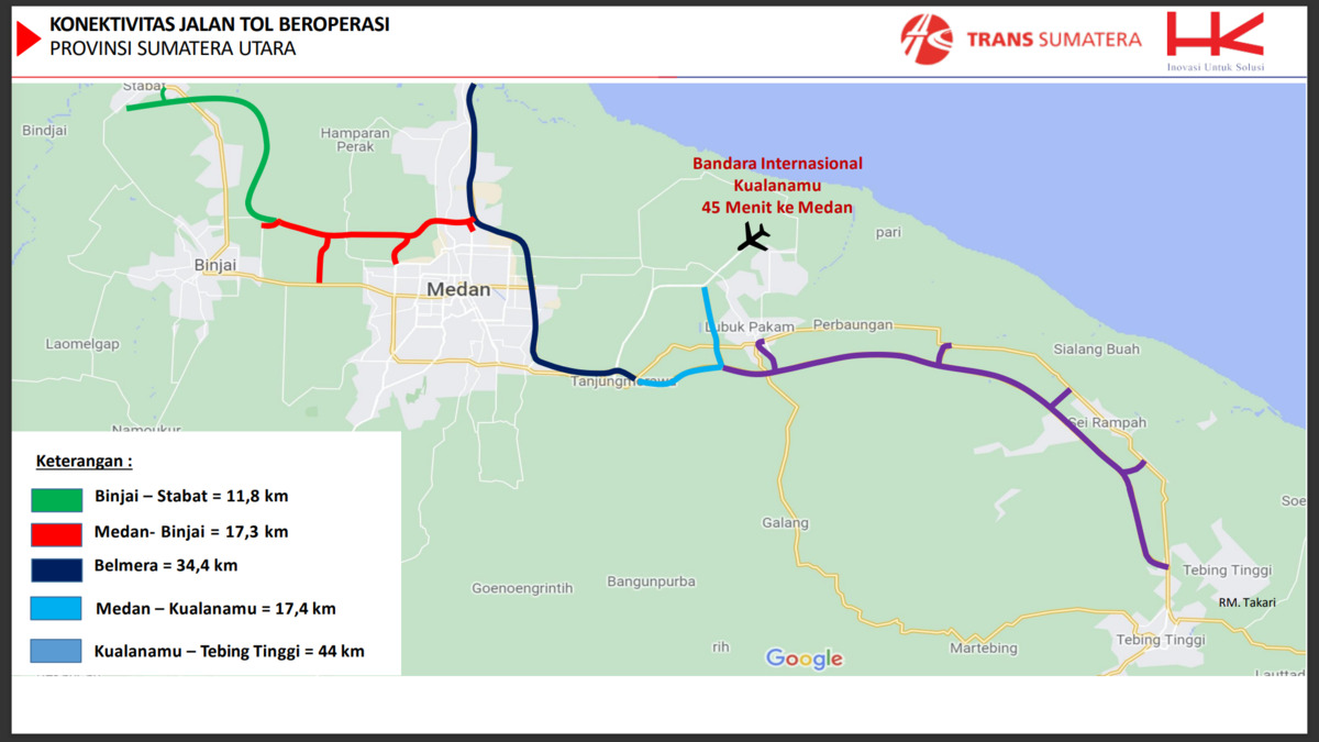 Akhir 2023, Medan Tersambung Tol sampai Perbatasan Aceh - Kompas.id
