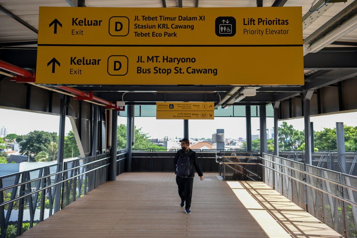 Integrasi LRT Jabodebek, Kereta Cepat Jakarta-Bandung, dan Transjakarta - Kompas.id