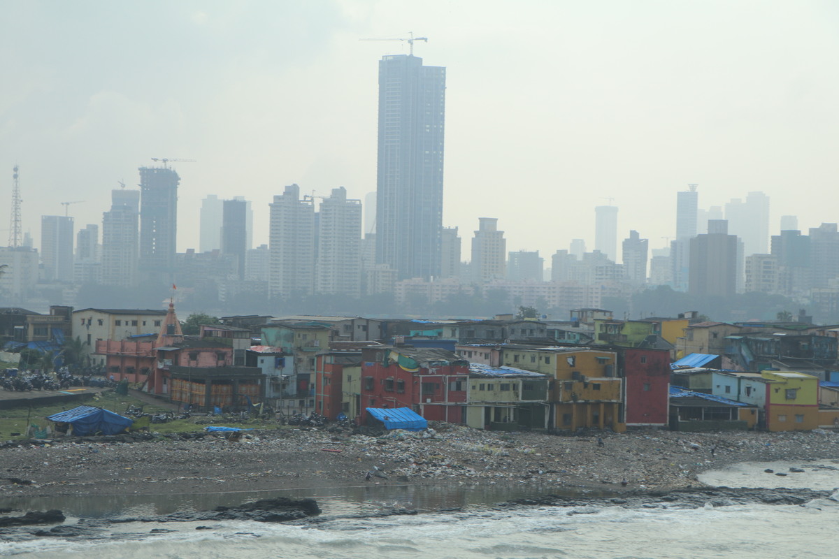 Two Sides of the City of Mumbai, One of the Most Populous Metropolitan ...