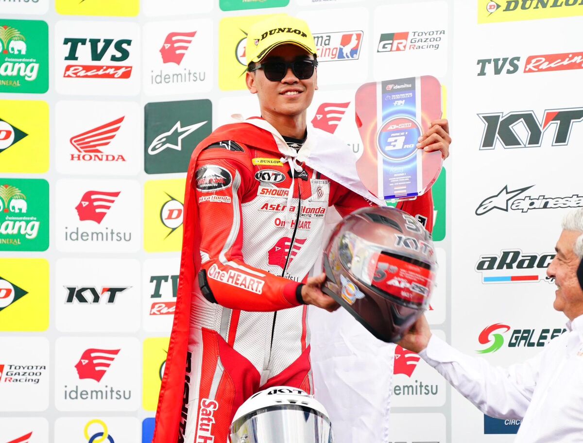 Adenanta and Herjun's first podium at ARRC - Kompas.id