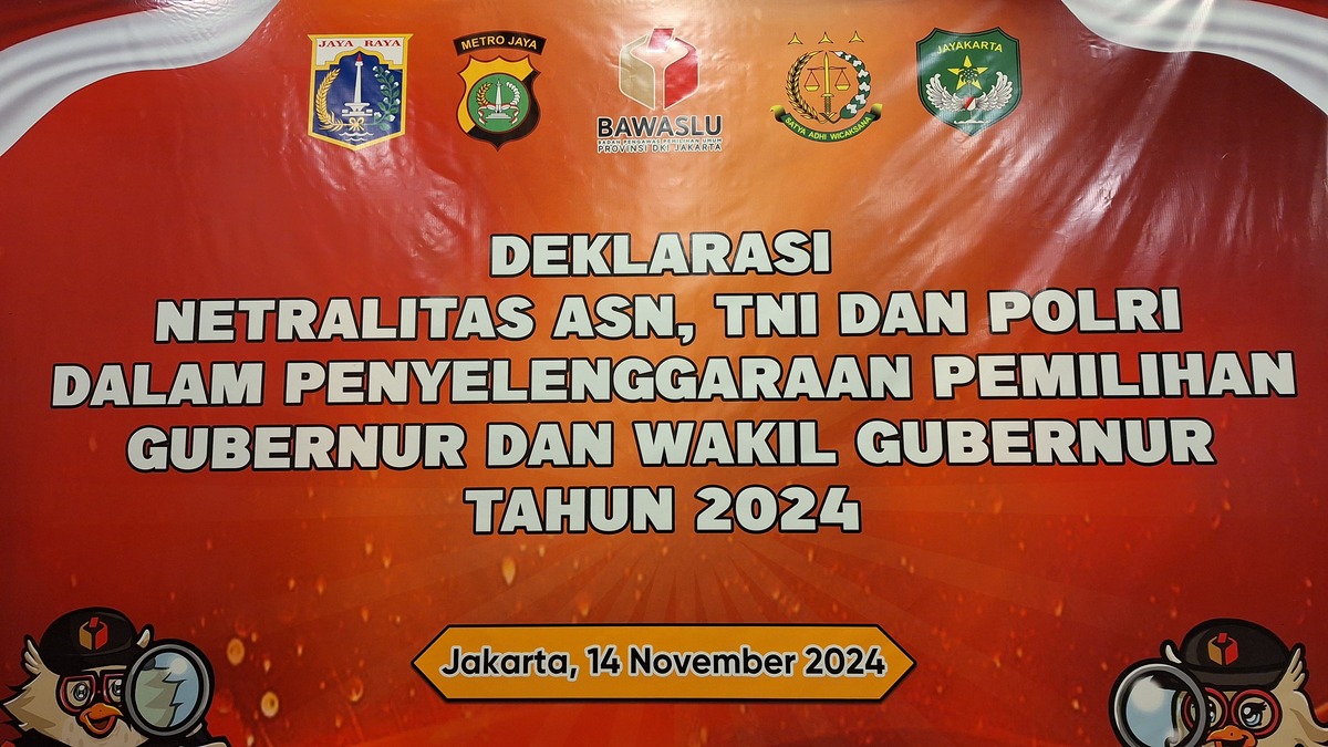 Pilkada Jakarta, Deklarasi Netralitas ASN di Tengah Desas-desus Politik Bansos